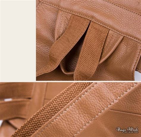 Classic Leather Backpack Drawstring Backpack Bagswish