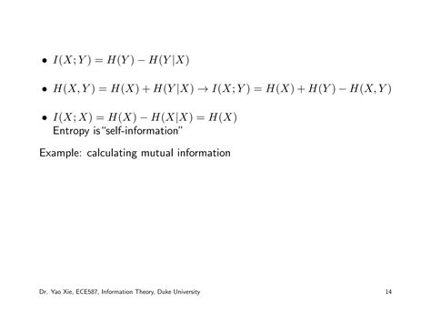 Lecture 2 Entropy And Mutual Information Pdf