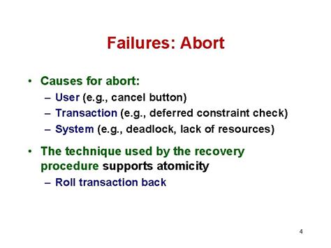 Implementing Atomicity And Durability Chapter System