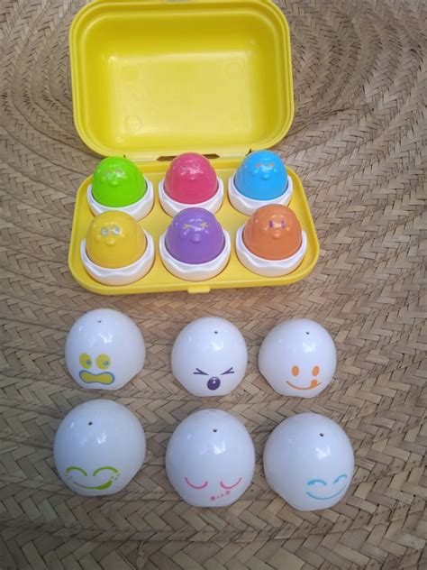 Tomy Squeaky Eggs, Babies & Kids, Infant Playtime on Carousell