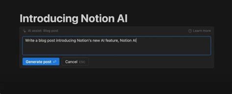 What Is Notion Ai Waitlist Features And How To Use It Dataconomy