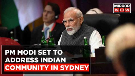 PM Modi Lands In Sydney For Two Day Australia Trip MEA Briefs Media About His Itinerary