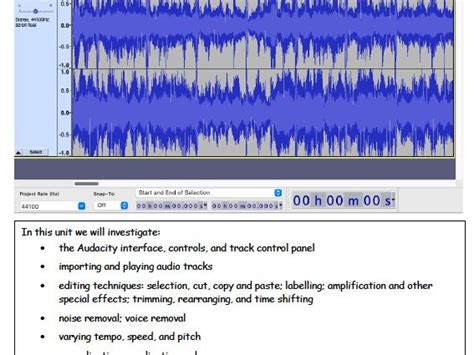 Audacity Teaching Resources