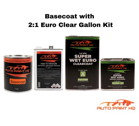 Gm Wa234l White Sands Basecoat Clearcoat Complete Gallon Kit Auto