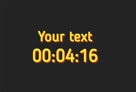 hh mm ss stream widgets