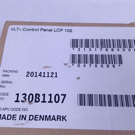 Danfoss Lcp102 Control Panel Lcp 102 New Nfp