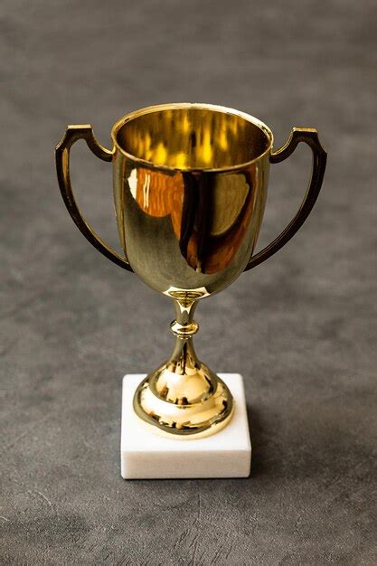 Premium Photo Close Up Of Trophy On Table
