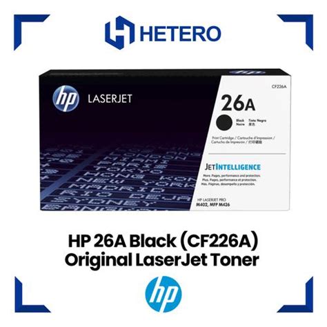 Jual Hp 26a Black Hitam Original Laserjet Toner Cartridge Printer Hp