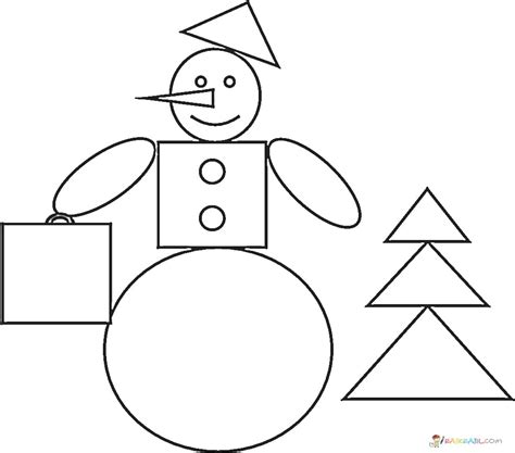 Coloriage Formes Géométriques Imprimer gratuitement pour les enfants