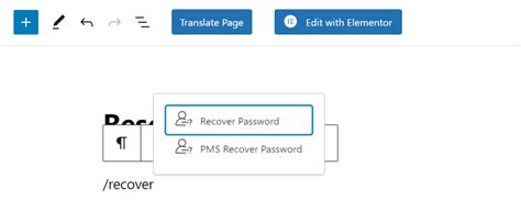 how to create a woocommerce lost password page