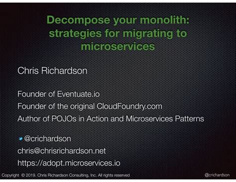 oracle codeone 2019 decompose your monolith strategies for migrating