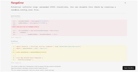 Local Virtual Scrolling Devextreme Data Grid Codesandbox