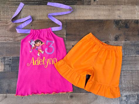 Dora The Explorer Summer Girl Clothing Dora The Explorer Outfit