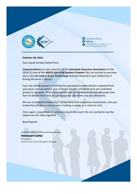 Acm Leadership Techlead Fastnuces Acm2024 Communitybuilding Grateful Growthmindset