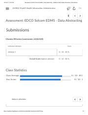 Assessment EDCO Solcom EDMS Data Abstracting AHIMA VLab Health Information Administrator