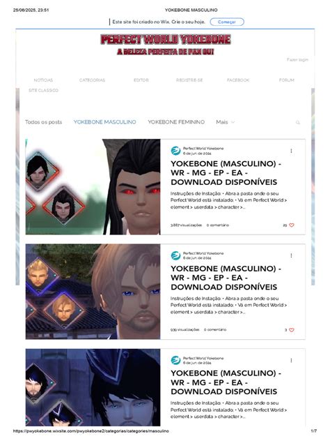 Yokebone Masculino Pdf