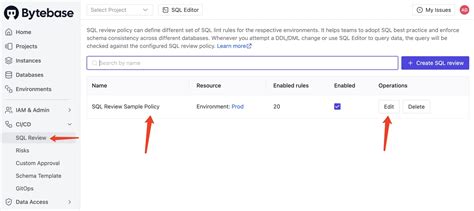 Sql Review With Bytebase Gui