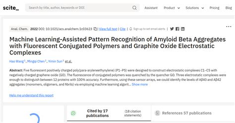 Machine Learning Assisted Pattern Recognition Of Amyloid Beta