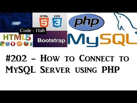How To Connect PHP With MySQL Database YouTube