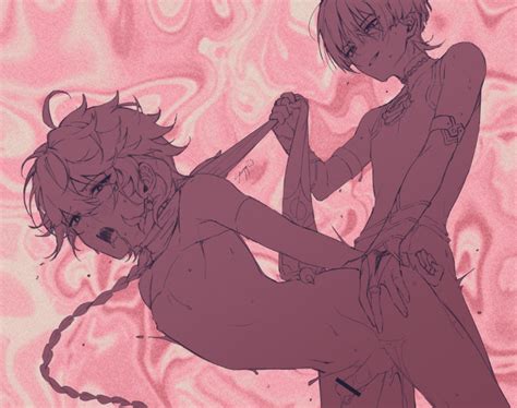 Rule 34 2boys Aether Genshin Impact Anal Anal Sex Ass Grab Blush