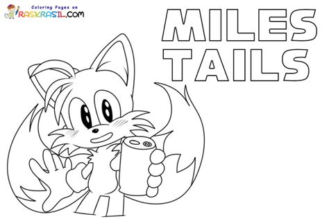 Printable Sonic Miles Tails Prower Coloring Page In Off