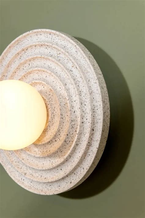 Round Texture Lamp Studio Zalkind