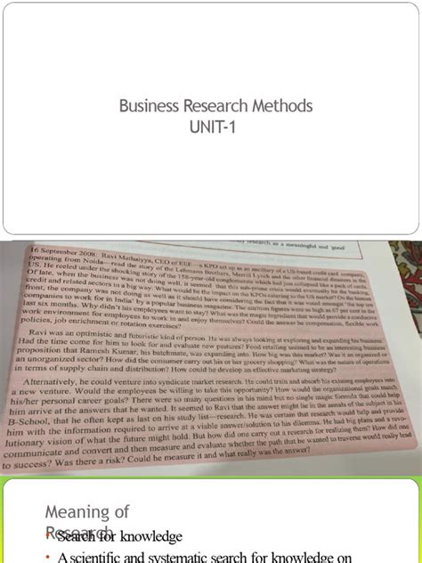 Brm Unit 1 Pdf Methodology Qualitative Research