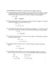 TRIG WORD PROBLEMS WS Pdf Name Trig Word Problems WS A Babe Flying A Kite Lets Out