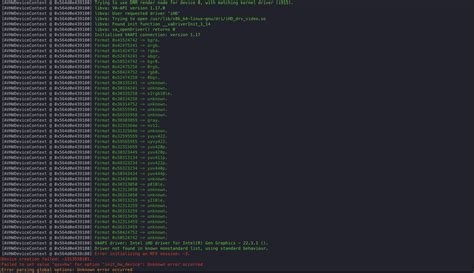 mfx err unsupported when validating video encode parameters · issue