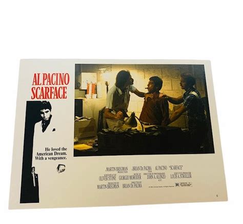 Scarface Lobby Card 1983 Vintage Movie Poster Memorabilia Etsy