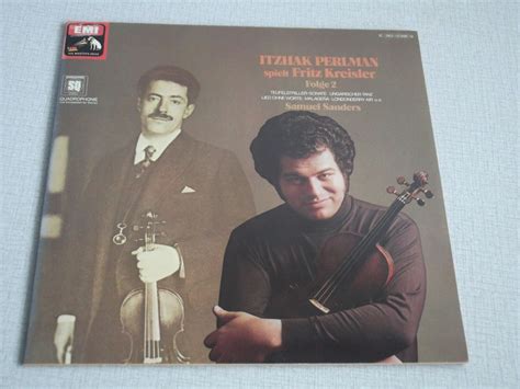 Popsike Com EMI Quadrophonic Lp ITZHAK PERLMAN Plays FRITZ KREISLER