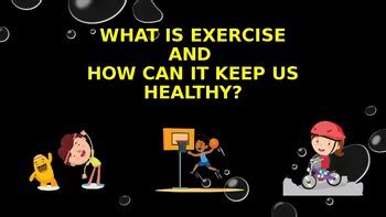 What Is Exercise Powerpoint By RachsPEresources TPT