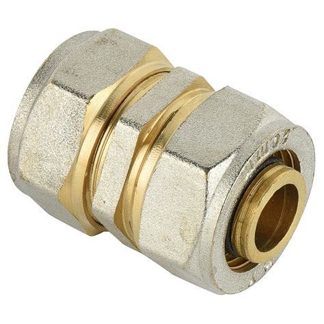 Multilayer Pex Compression Brass Fittings Straight Couplings China Pipe Fitting And Fitting