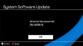How To Fix PS4 Error SU 42118 6 SOLVED