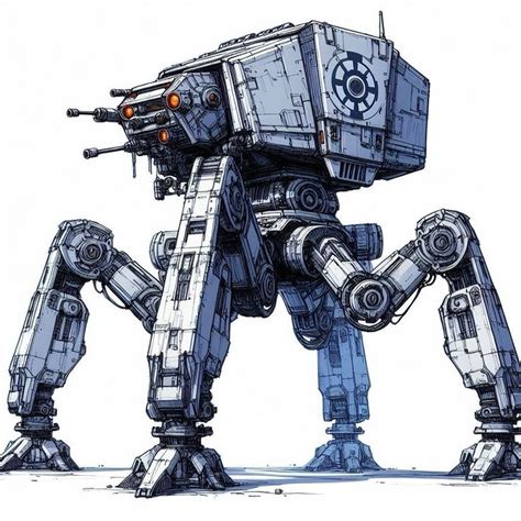 Star Wars Mech Star Wars Walker Concept Art Robot Concept Art Starwars Xwing