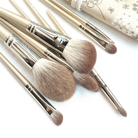 Mydestiny Роскошная лиса набор волосяных кистей 9 кисти Silky Touch Professional Brush Kit