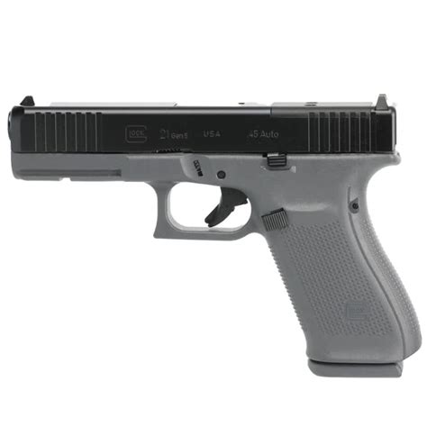 Glock 21 Gen 5 Mos 461 Barrel 45 Acp Usa Made Blackgrey
