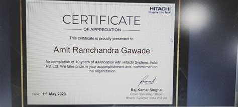 amit gawade on linkedin proud to be part of an organization where you