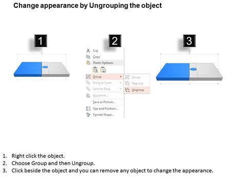 Two Staged Process Puzzle Diagram Powerpoint Template Slide PowerPoint Templates Backgrounds