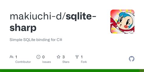 Github Makiuchi Dsqlite Sharp Simple Sqlite Binding For C