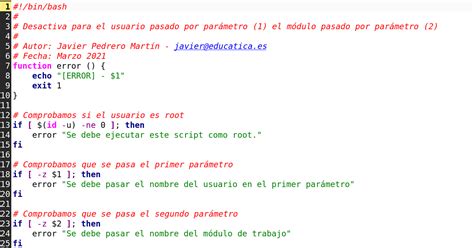 Bash Shell Script Ejercicios Página 7 Educatica