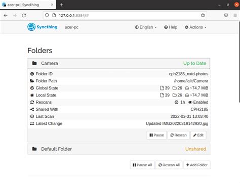 How To Install Syncthing In Ubuntu Linux