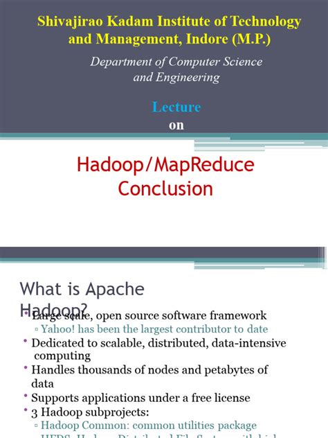 hadoopmapreduce summerization pdf apache hadoop map reduce