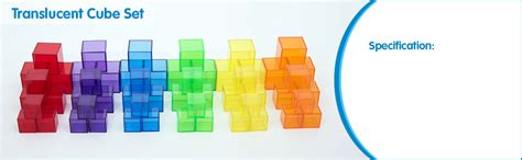 Tickit 73089 Translucent Cube Set 54 Pieces Translucent Uk Toys And Games