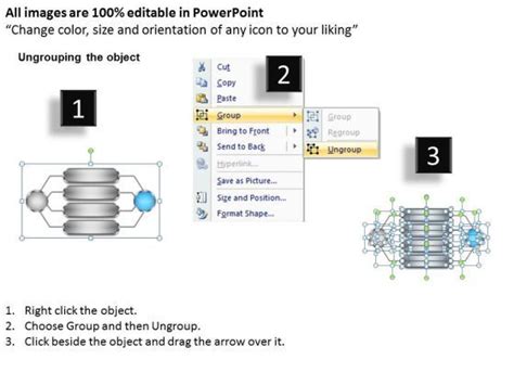 Business Diagram Templates 4 Stages Interrelated Process Steps Ppt 6 PowerPoint Slides