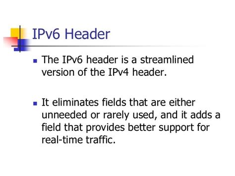 Ipv6 Header