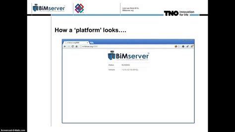 Introduction To The Open Source BIMserver Org Platform YouTube