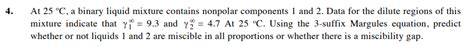 Solved At C A Binary Liquid Mixture Contains Chegg