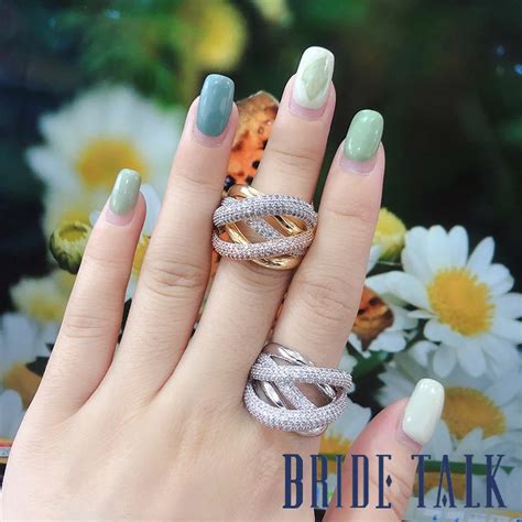 Модные брендовые Роскошные ювелирные изделия с кубическим цирконием кольца с переплетенными