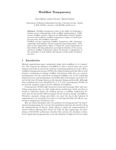 Pdf Workflow Transparency